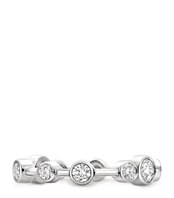 BOODLES Platinum And Diamond Full Hoop Ring
