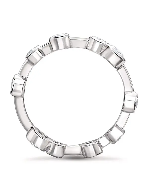 BOODLES Platinum And Diamond Full Hoop Ring