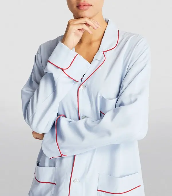 Olivia Von Halle Silk Laurent Pyjama Set