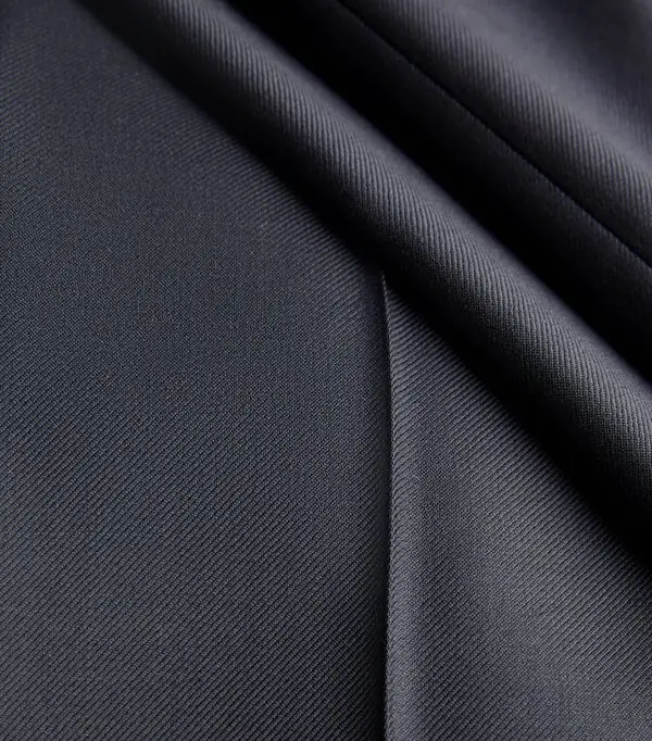 Corneliani Virgin Wool Slim Tailored Trousers - Navy