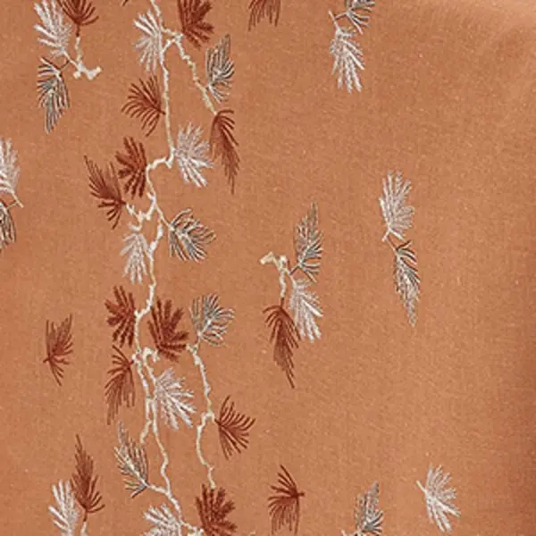 ALEXANDRE TURPAULT Linen Embroidered Tablecloth - Brown