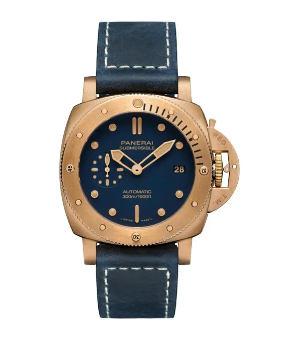 Panerai Submersible Bronze Diver Watch - Blue