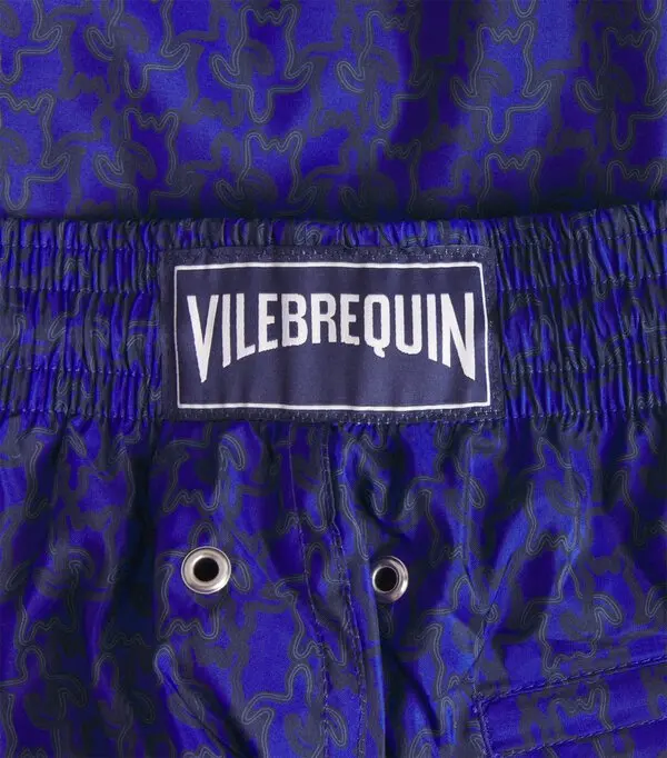Vilebrequin Turtle Print Mahina Swim Shorts - Blue