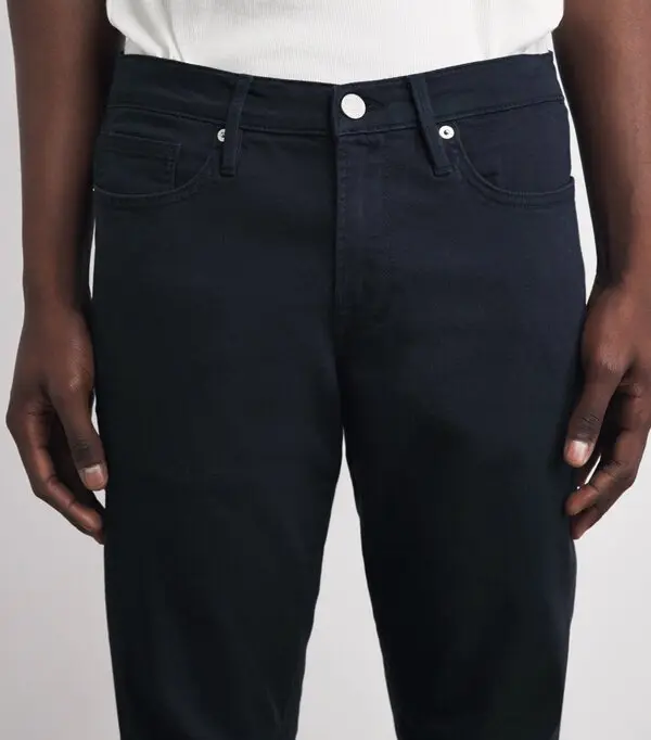 FRAME Mid-rise Slim Jeans - Navy
