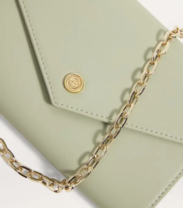 Harrods Smooth Leather Chain Wallet
