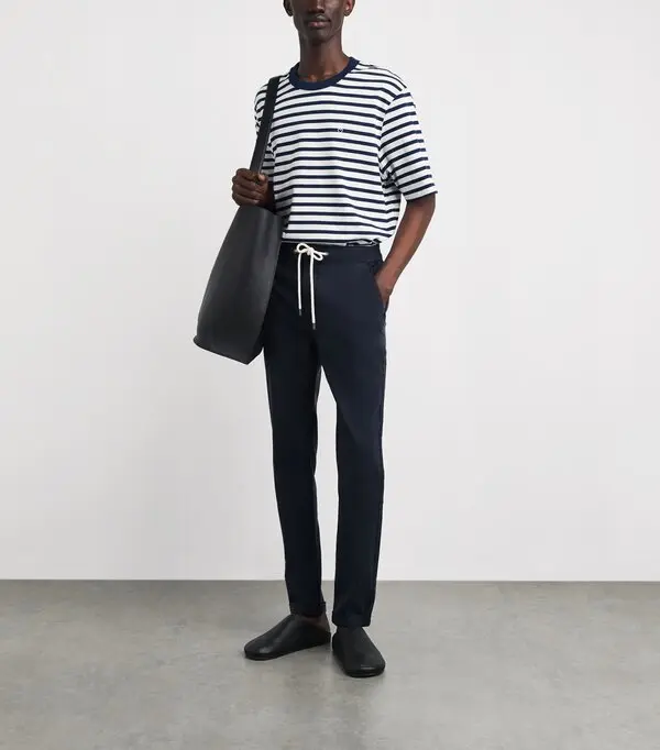 Paige Drawstring Fraser Chinos - Navy