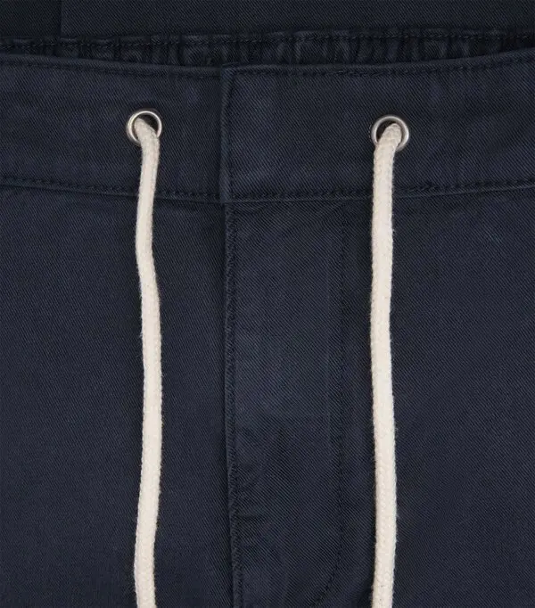 Paige Drawstring Fraser Chinos - Navy