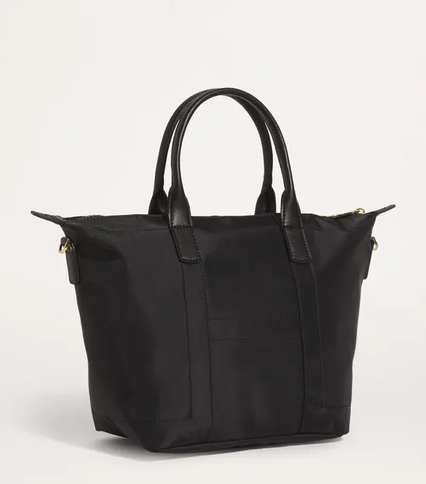 Harrods Grab Nylon Tote Bag - Black