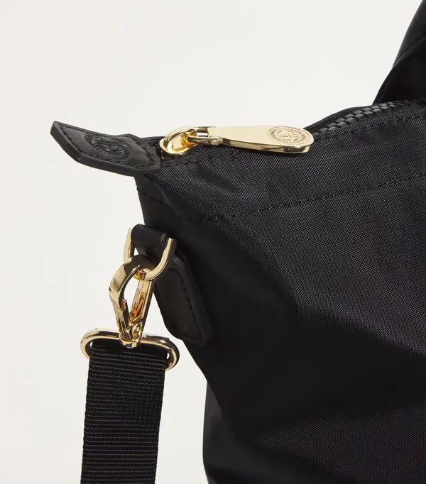 Harrods Grab Nylon Tote Bag - Black