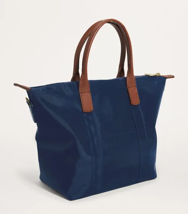 Harrods Grab Nylon Tote Bag - Navy