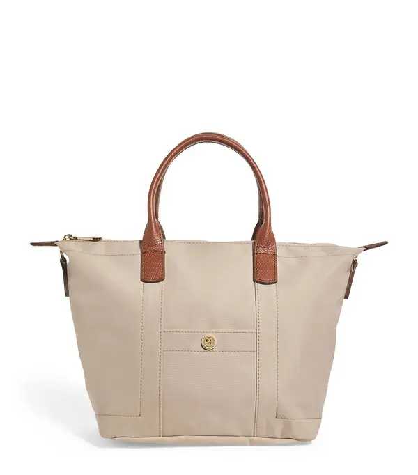 Harrods Grab Nylon Tote Bag - Neutral
