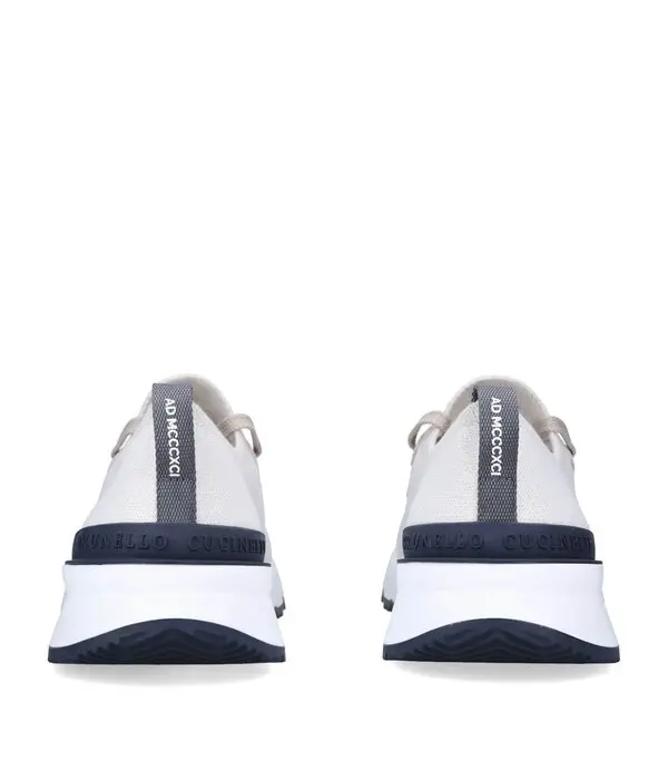 Brunello Cucinelli Knitted Low-top Sneakers