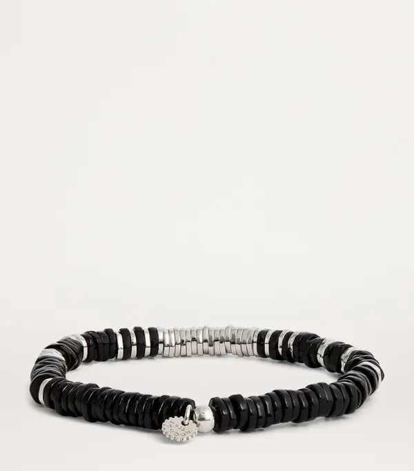 Tateossian Agate And Sterling Disc Bracelet