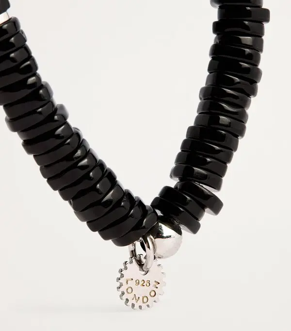 Tateossian Agate And Sterling Disc Bracelet