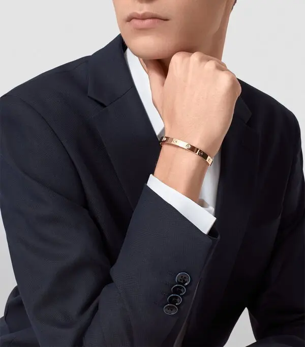 Cartier Love Classic 4-diamond Yellow Bracelet