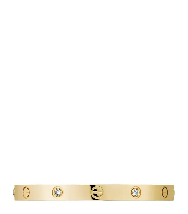 Cartier Love Classic 4-diamond Yellow Bracelet