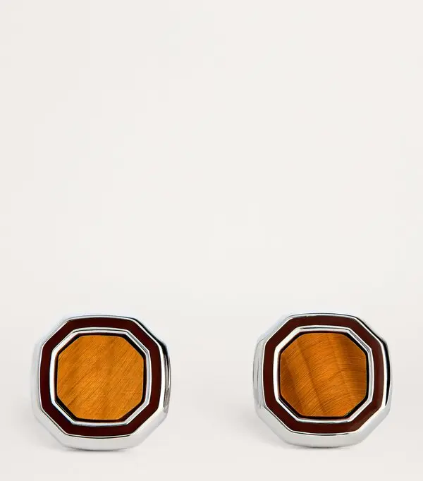 Tateossian Palladium-plated Pen And Cufflinks Set
