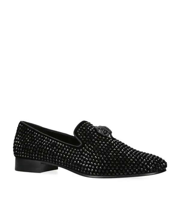 Kurt Geiger Embellished Eagle Head Loafers