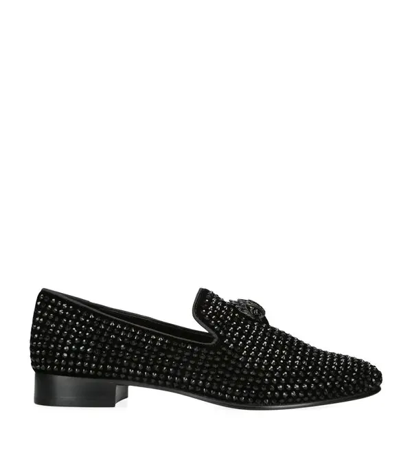Kurt Geiger Embellished Eagle Head Loafers