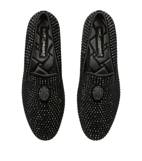Kurt Geiger Embellished Eagle Head Loafers