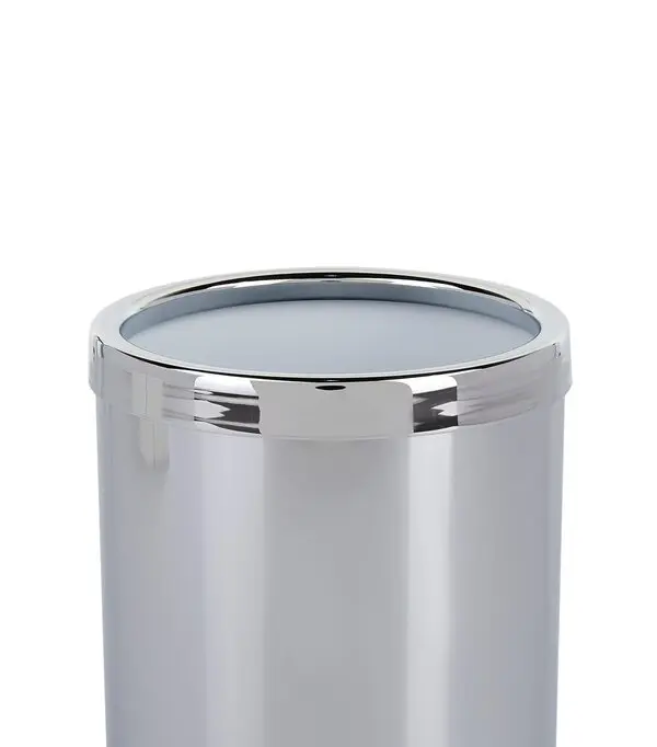 ZODIAC Cylinder Chrome Toothbrush Holder