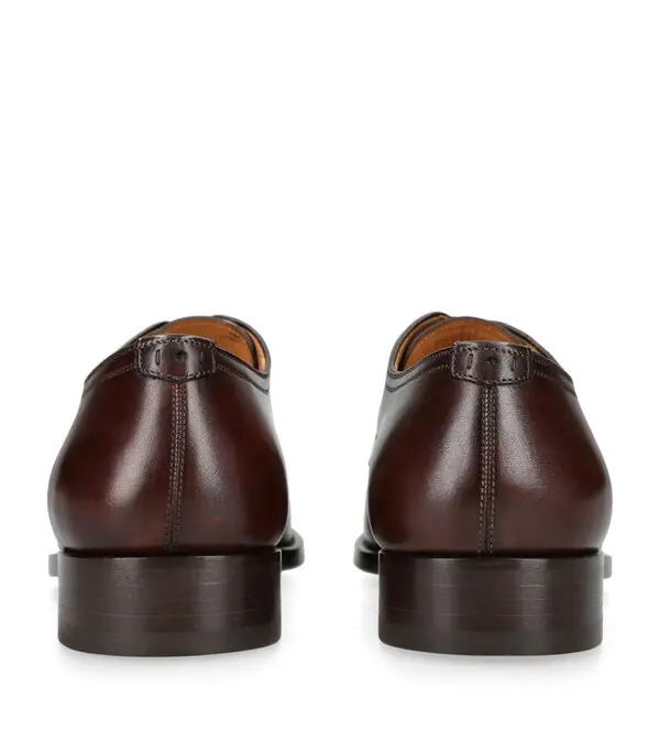 Magnanni Leather Stitch Flex Derby Shoes