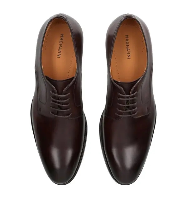 Magnanni Leather Stitch Flex Derby Shoes