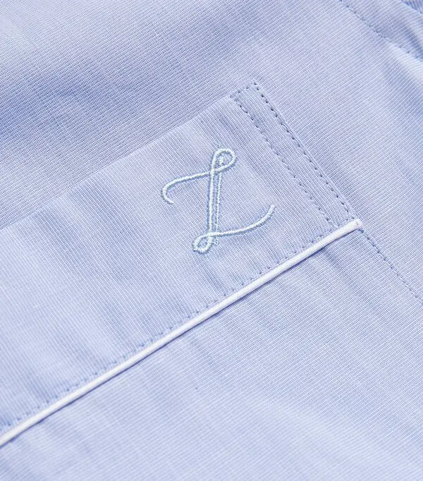 Zimmerli Cotton Pyjama Set - Blue