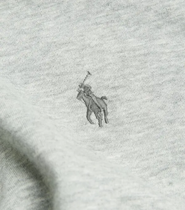 Polo Ralph Lauren Quarter-zip Sweatshirt With Embroidered Pony - Grey