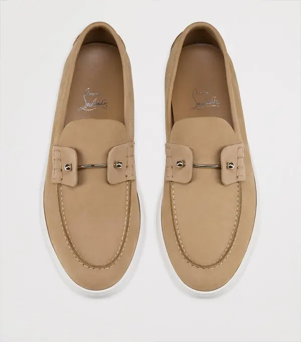 CHRISTIAN LOUBOUTIN Chambeliboat Suede Boat Shoes
