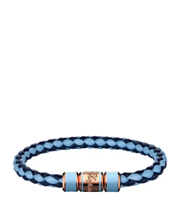 Chopard Leather Signature Racing Bracelet - Blue