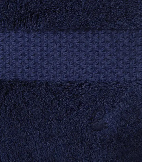 YVES DELORME Toile Guest Towel - Navy