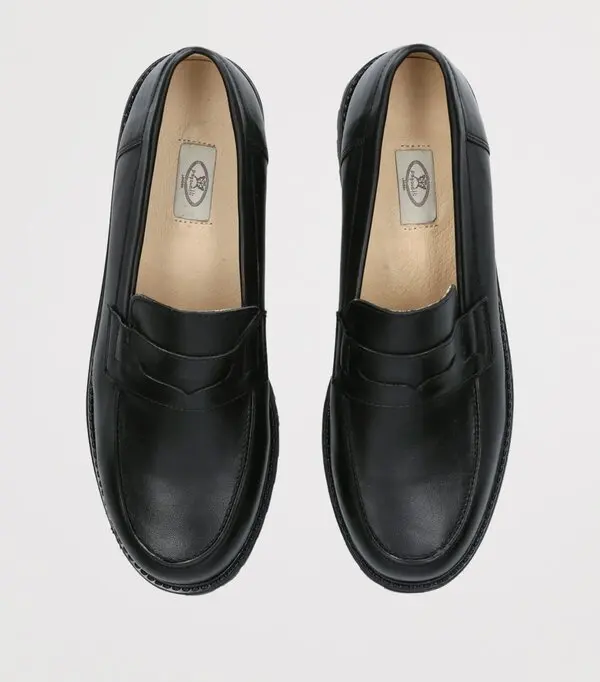 PAPOUELLI Leather Maximus Loafers