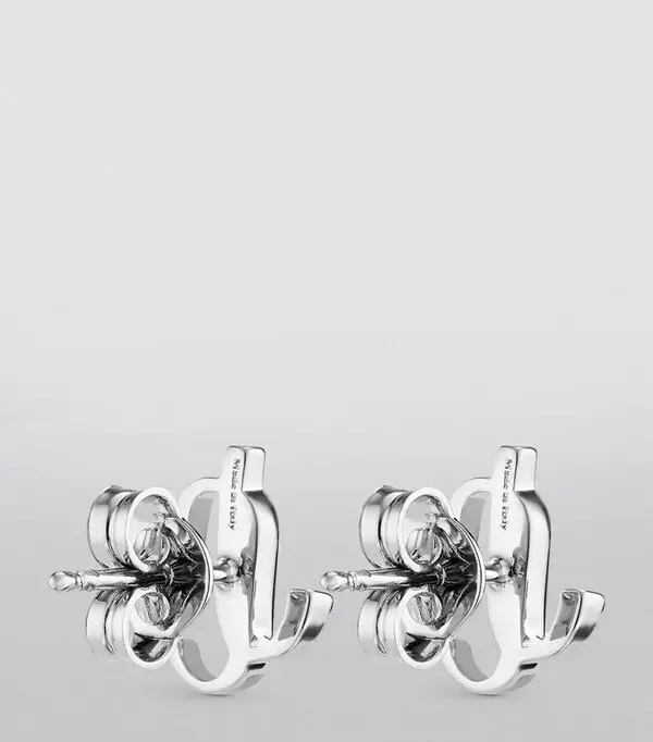 JIMMY CHOO Monogram Stud Earrings