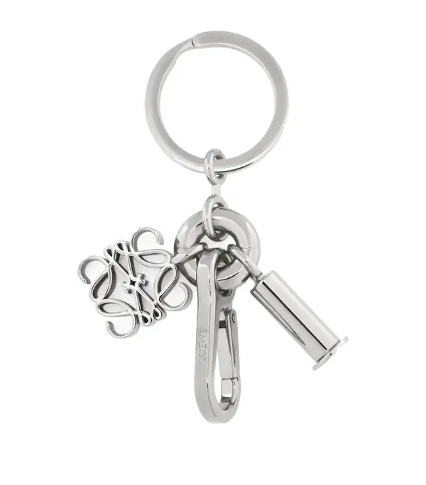 Loewe Anagram Keyring - Silver