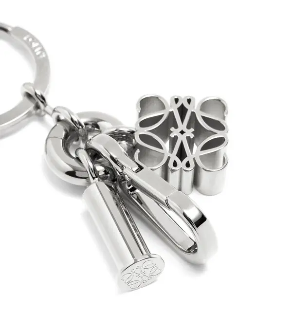 Loewe Anagram Keyring - Silver