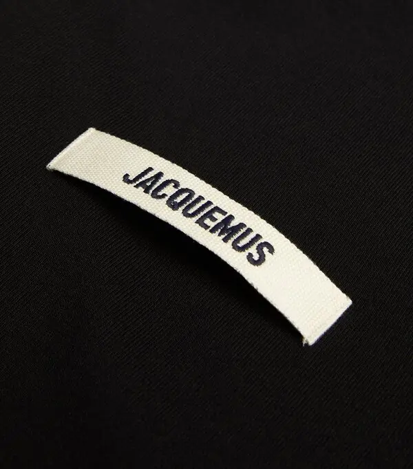 Jacquemus Grosgrain Logo T-shirt - Black