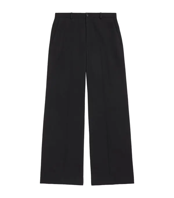 Balenciaga Wool Tailored Trousers