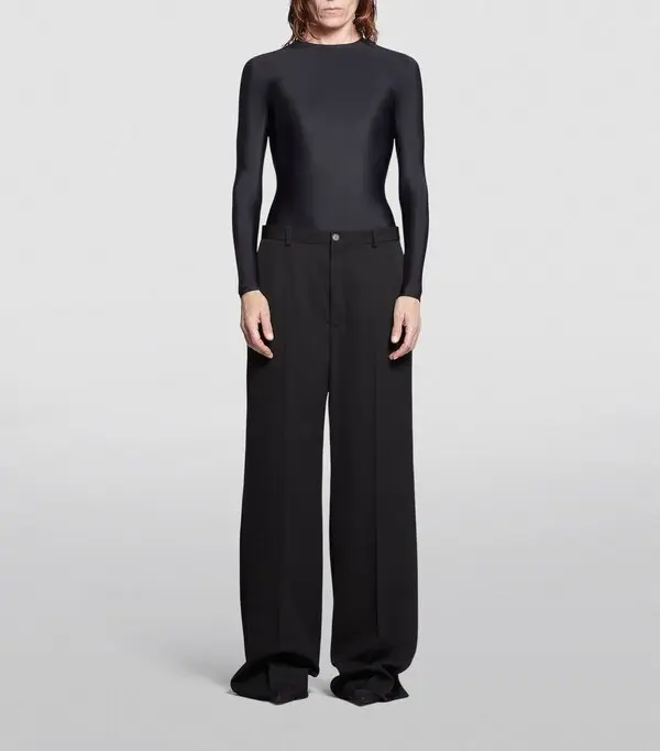 Balenciaga Wool Tailored Trousers