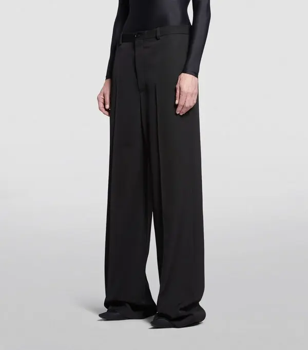 Balenciaga Wool Tailored Trousers