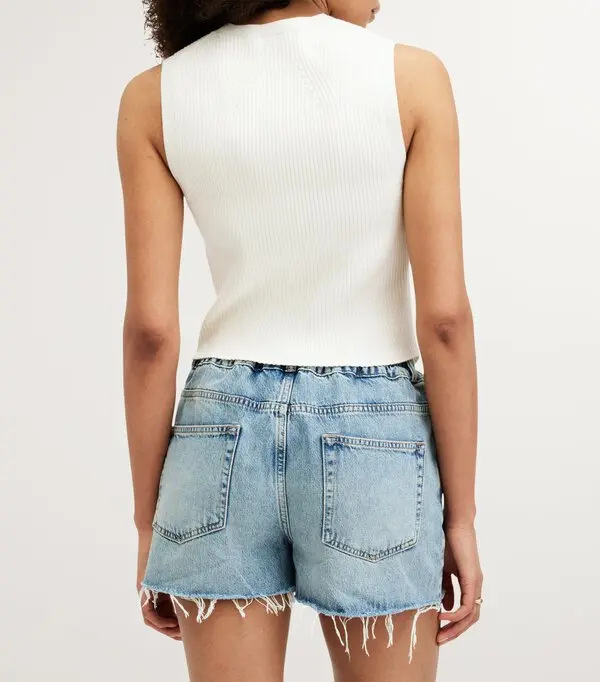 ALLSAINTS Knitted Cruz Waistcoat - White
