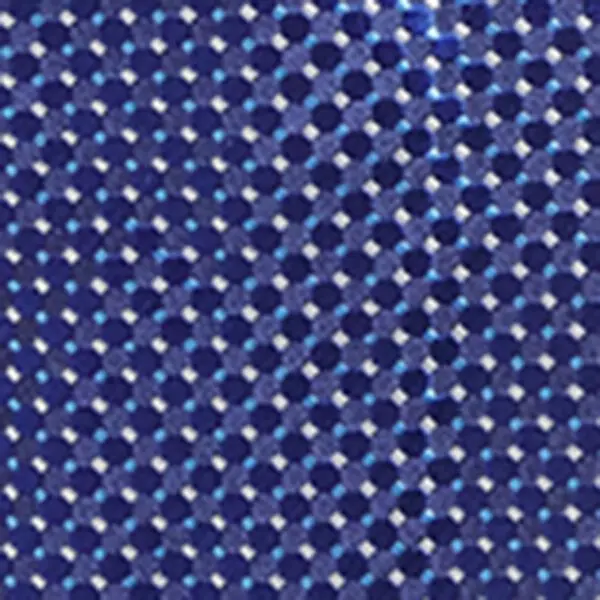 Eton Silk Geometric Neck Tie - Navy
