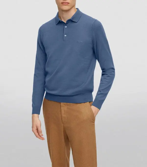 BOSS Wool Polo Shirt