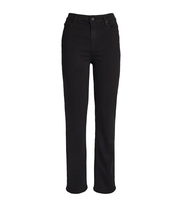 Paige Cindy High-rise Straight Jeans - Black
