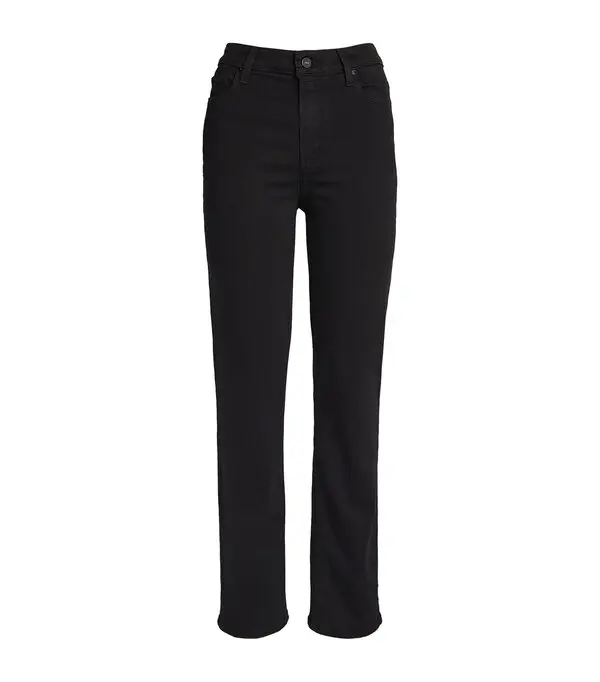 Paige Cindy High-rise Straight Jeans - Black
