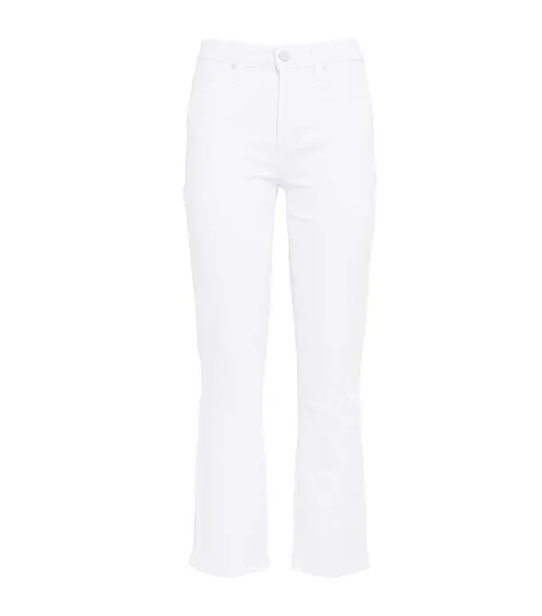 Paige Cindy High-rise Straight Jeans - White