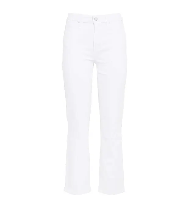 Paige Cindy High-rise Straight Jeans - White