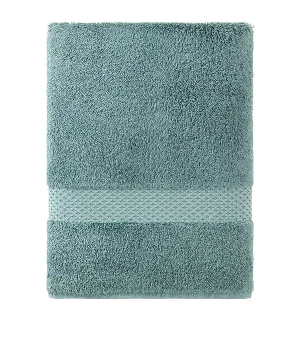 YVES DELORME Toile Hand Towel - Green