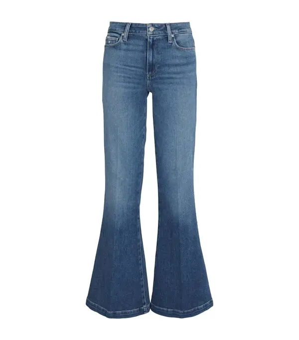 Paige Genevieve Flared Jeans - Blue
