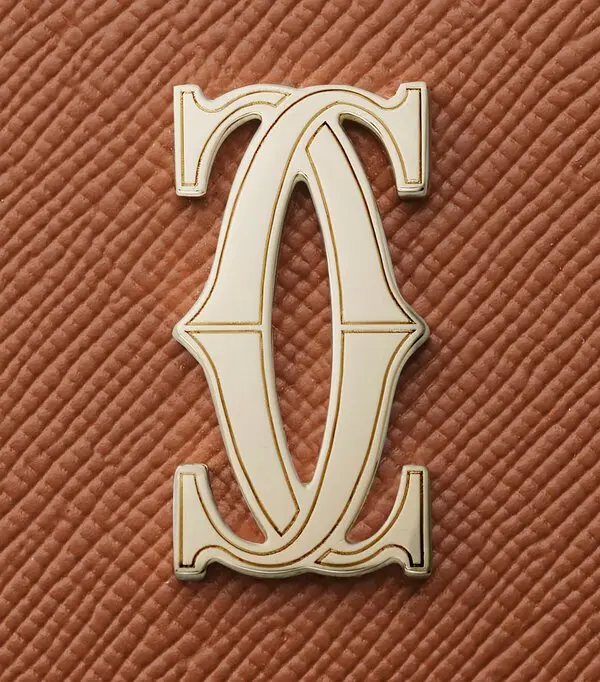 Cartier Leather C De Card Holder - Brown